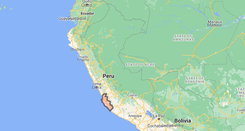 Geología pozo jaula mapa de ica peru local Dependiente transacción